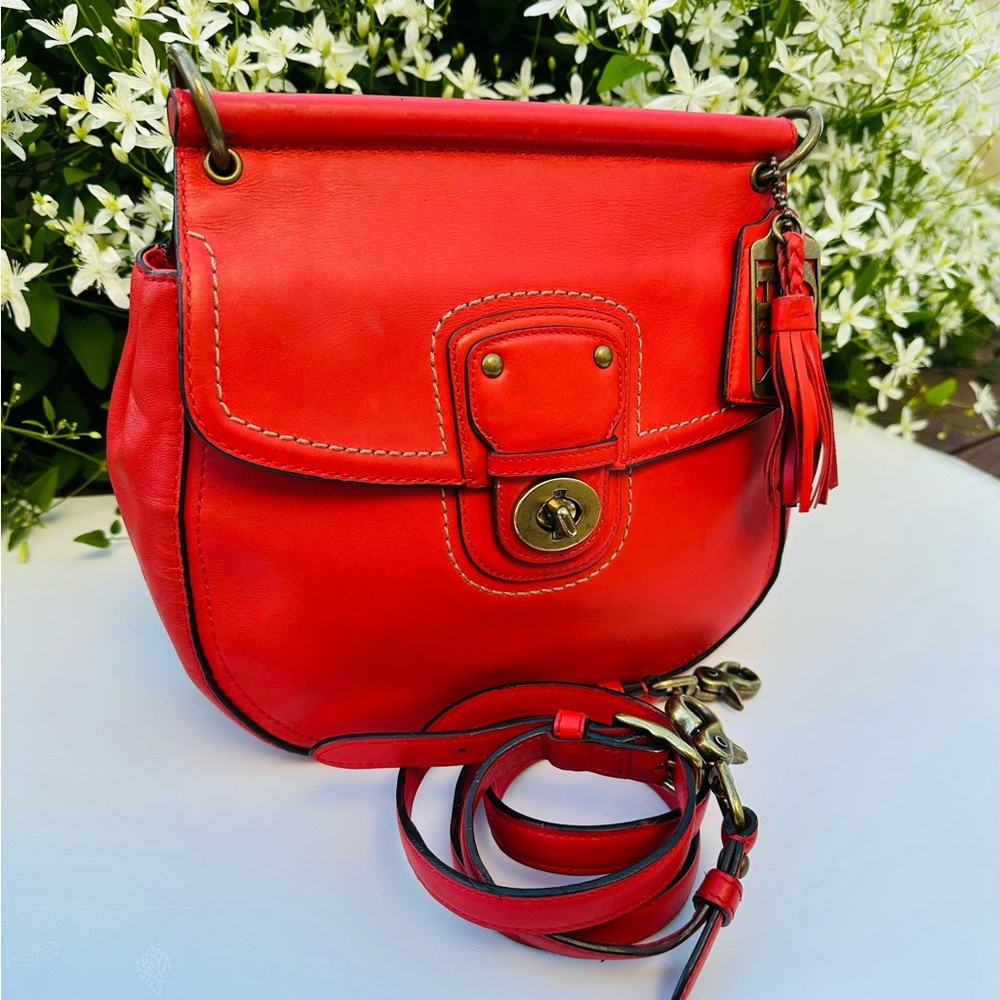 Coach Willis Legacy 70th Anniversary Vermillion Leath… - Gem